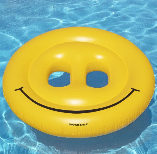 72" Smiley Face Island Float – Cozy Backyard Pools & Patio's, Inc