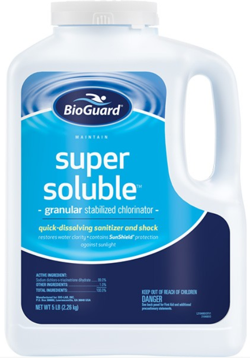 BioGuard SUPER SOLUBLE (5 LB) – Cozy Backyard Pools & Patio's, Inc
