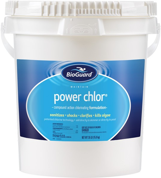BioGuard POWER CHLOR (35 LB) – Cozy Backyard Pools & Patio's, Inc